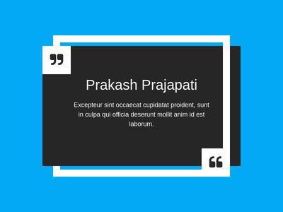 Bootstrap Quote Examples
